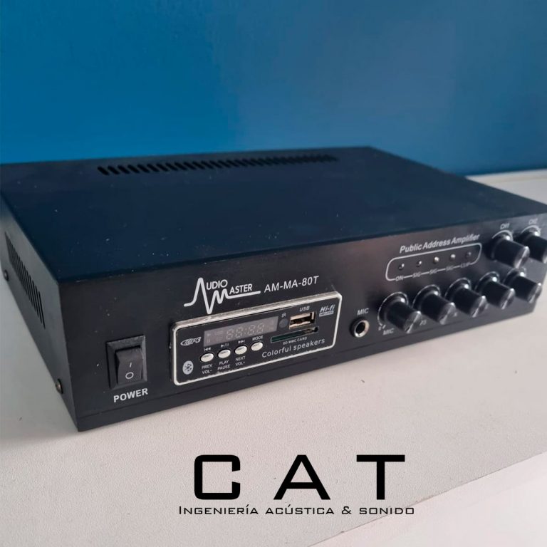 Sistemas de audio - CAT ingeniería acústica y sonido